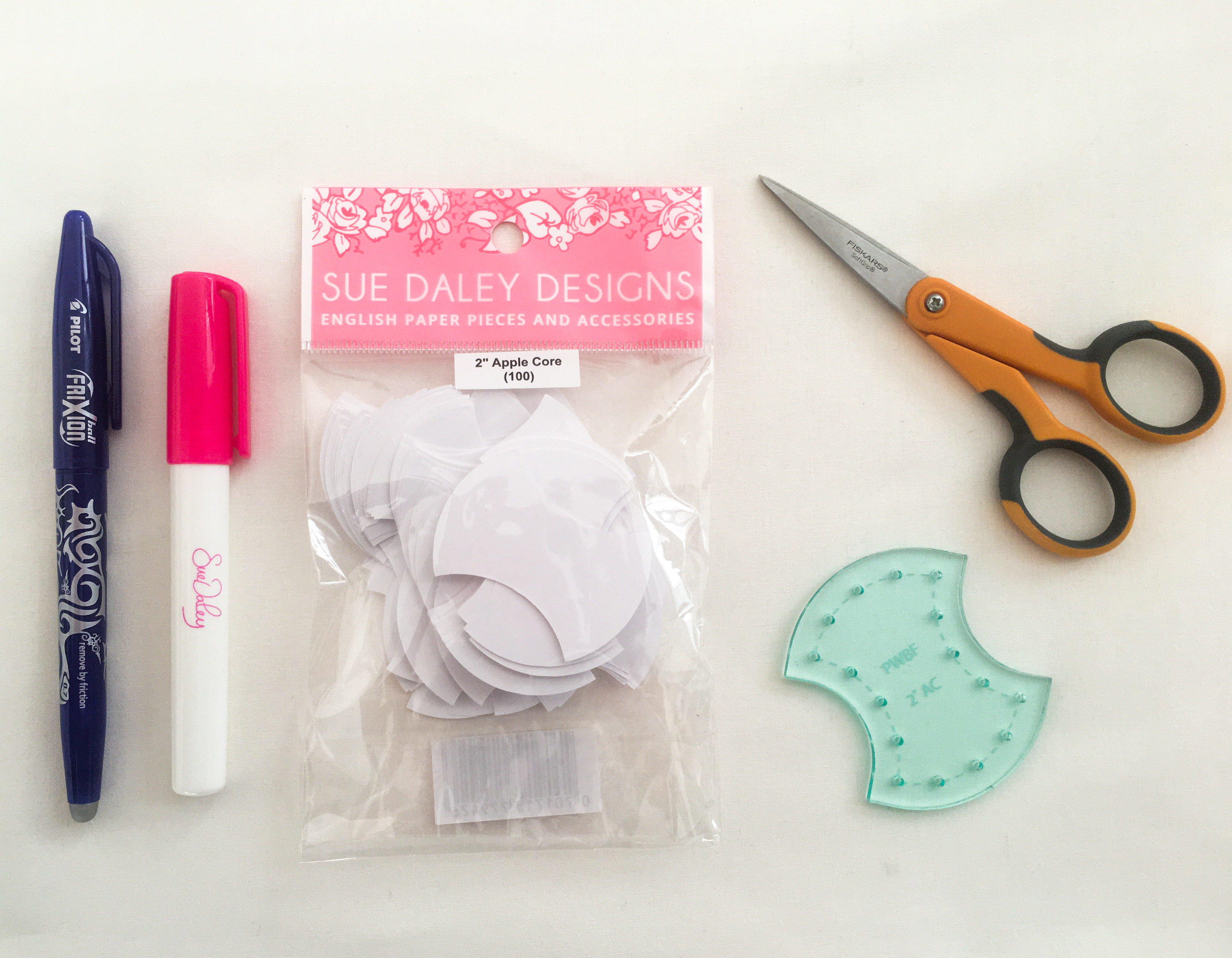 How To Sew Apple Cores Using My EPP Method – Ma & Me Designs