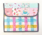 Rainbow Patch Vinyl Pouch- A New Pattern – Ma & Me Designs