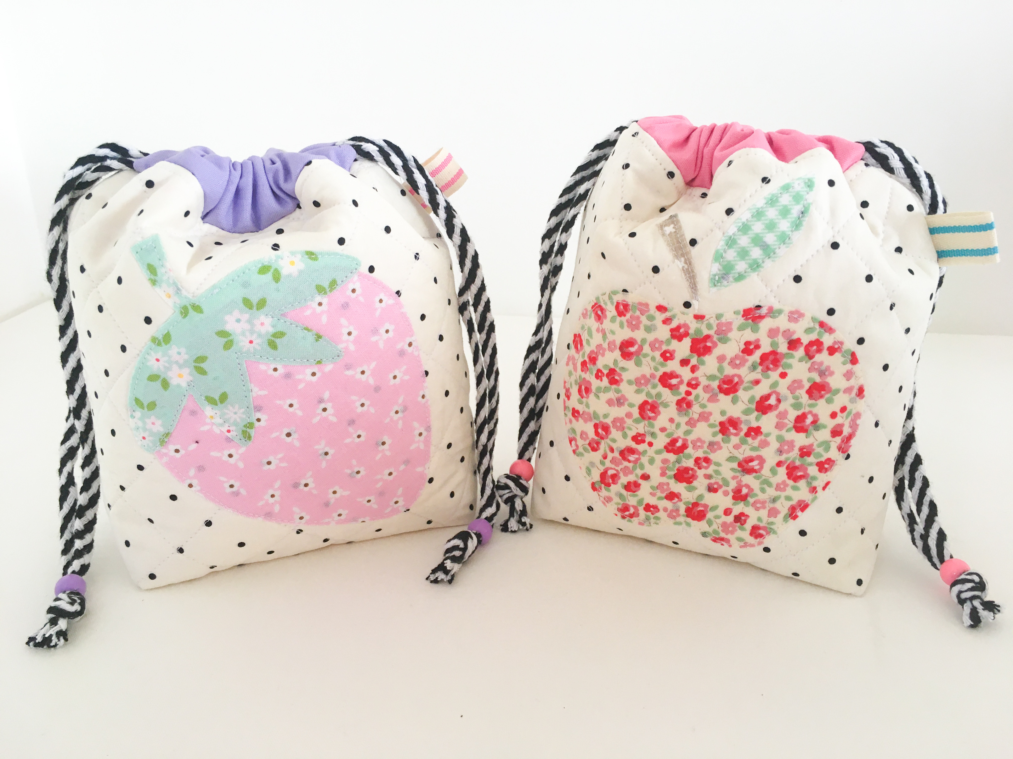 Sweet Apple and Strawberry Dilly Bags – Ma & Me Designs