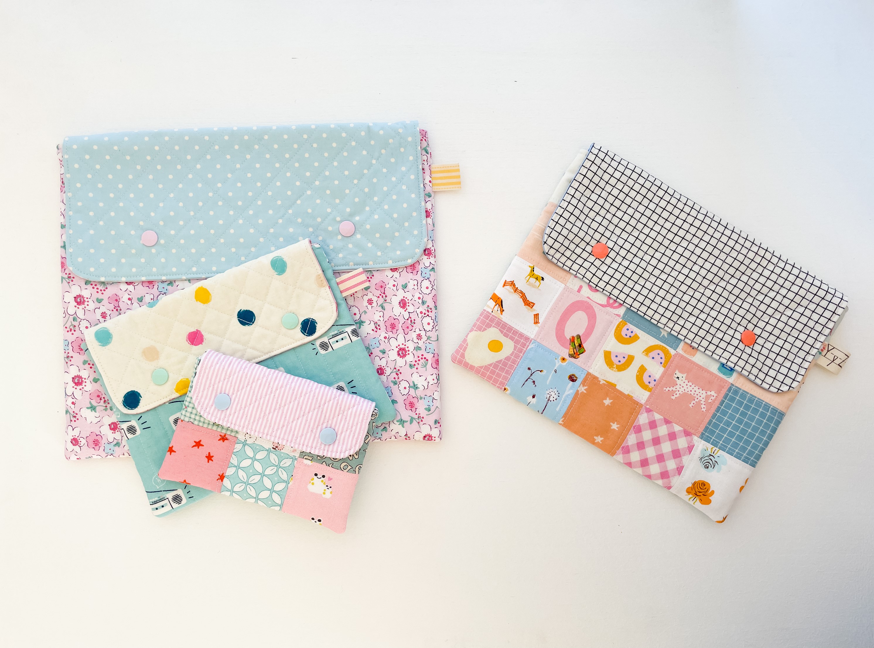 The Patchwork Snap Pouch – Ma & Me Designs