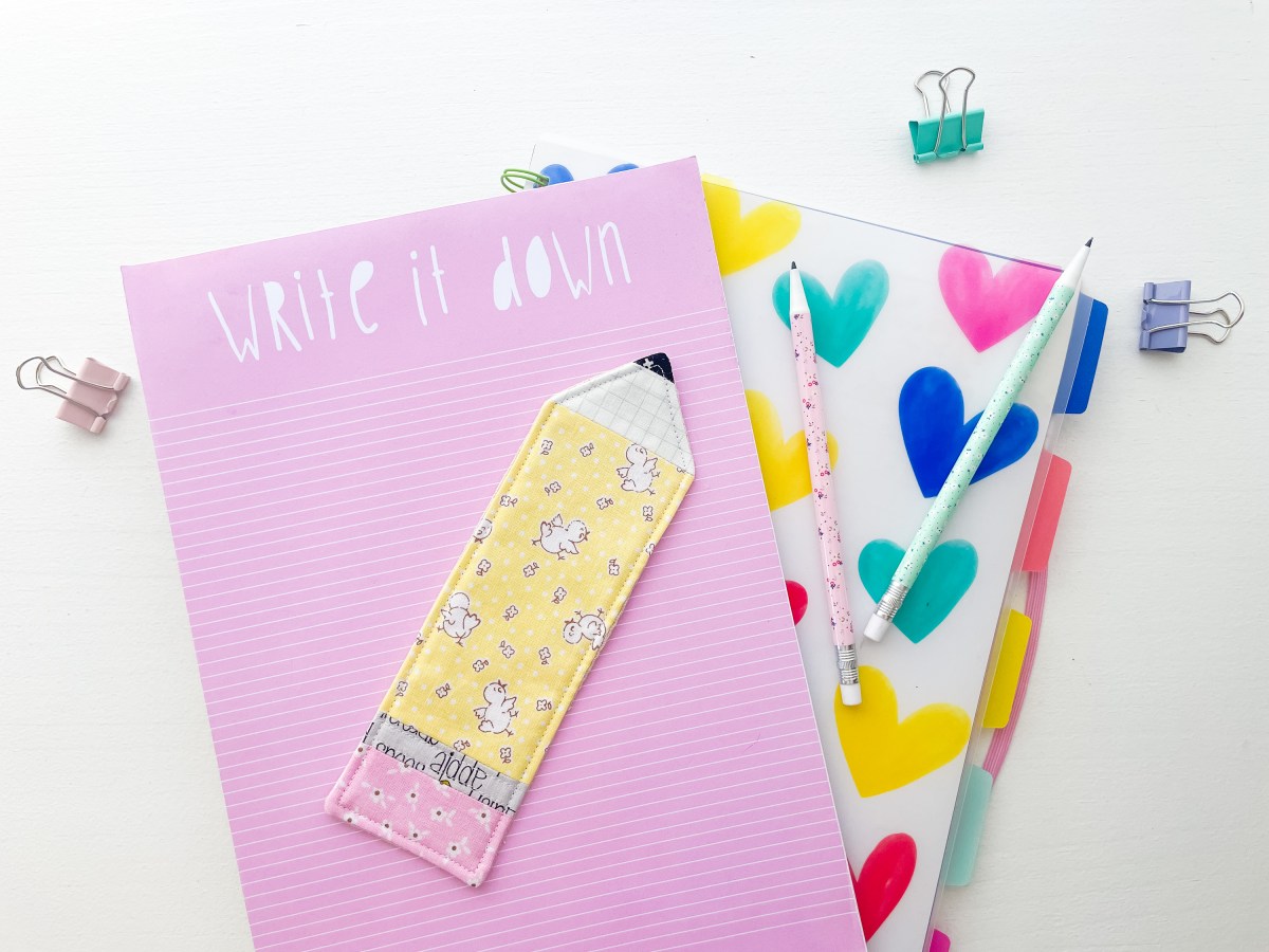 Pencil Bookmark – Ma & Me Designs